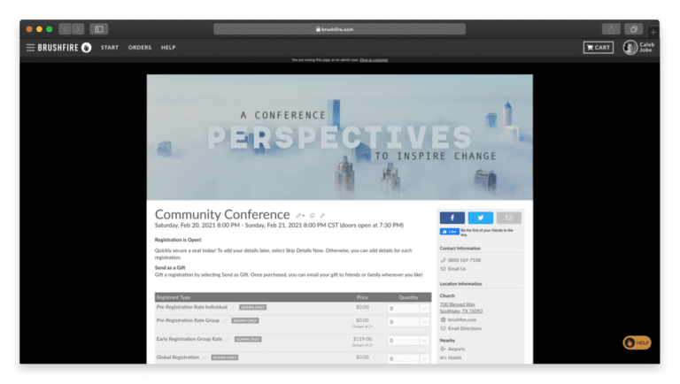 Brushfire — Virtual Events Platform