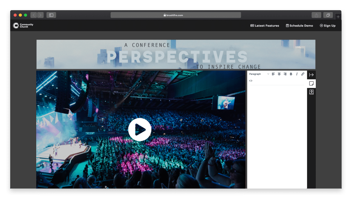 Brushfire — Virtual Events Platform