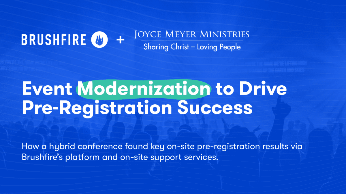 Brushfire — Ticketing & Registration Platform